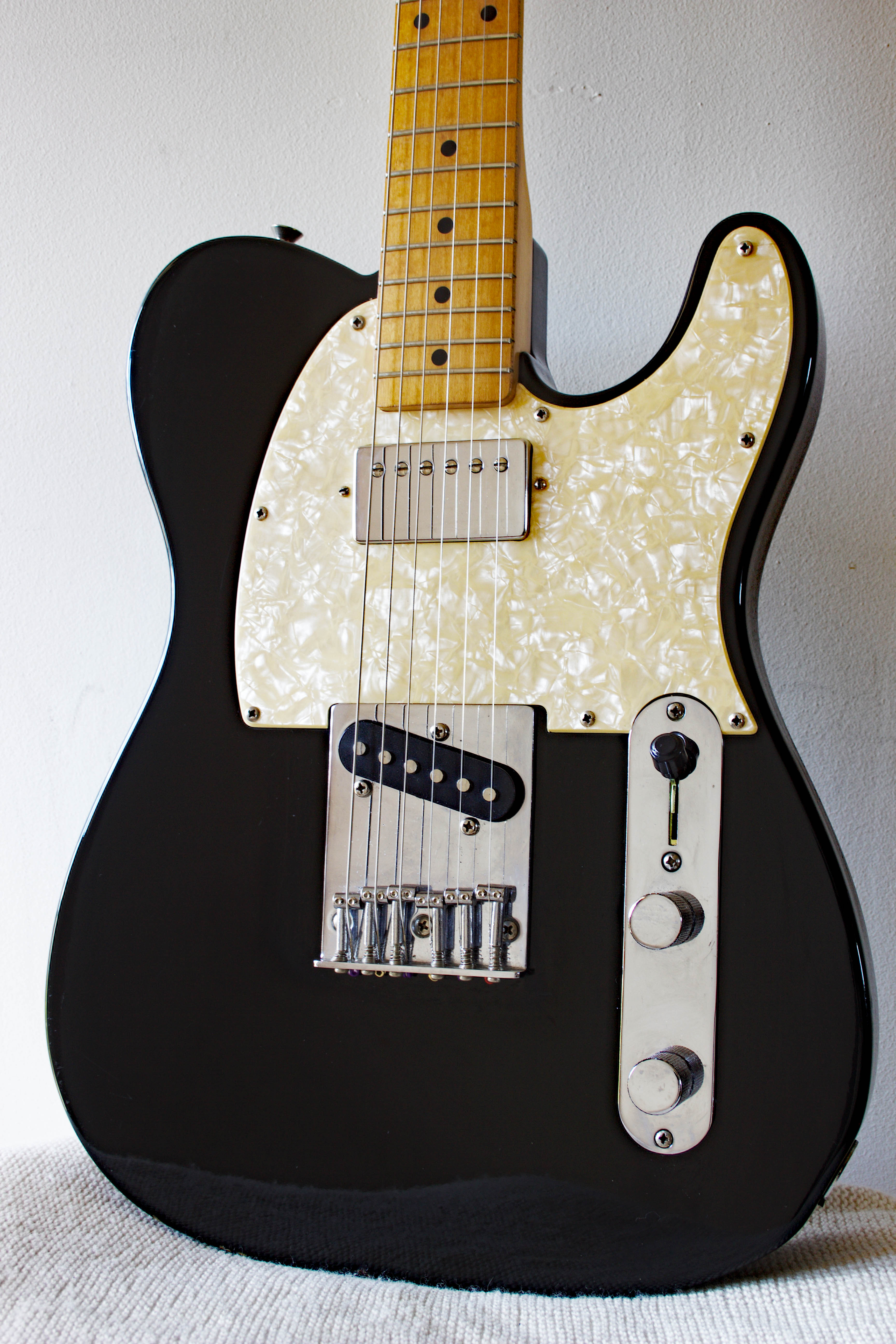 Squier MIJ Silver Series Fat Tele Black 1993/4 – Topshelf Instruments