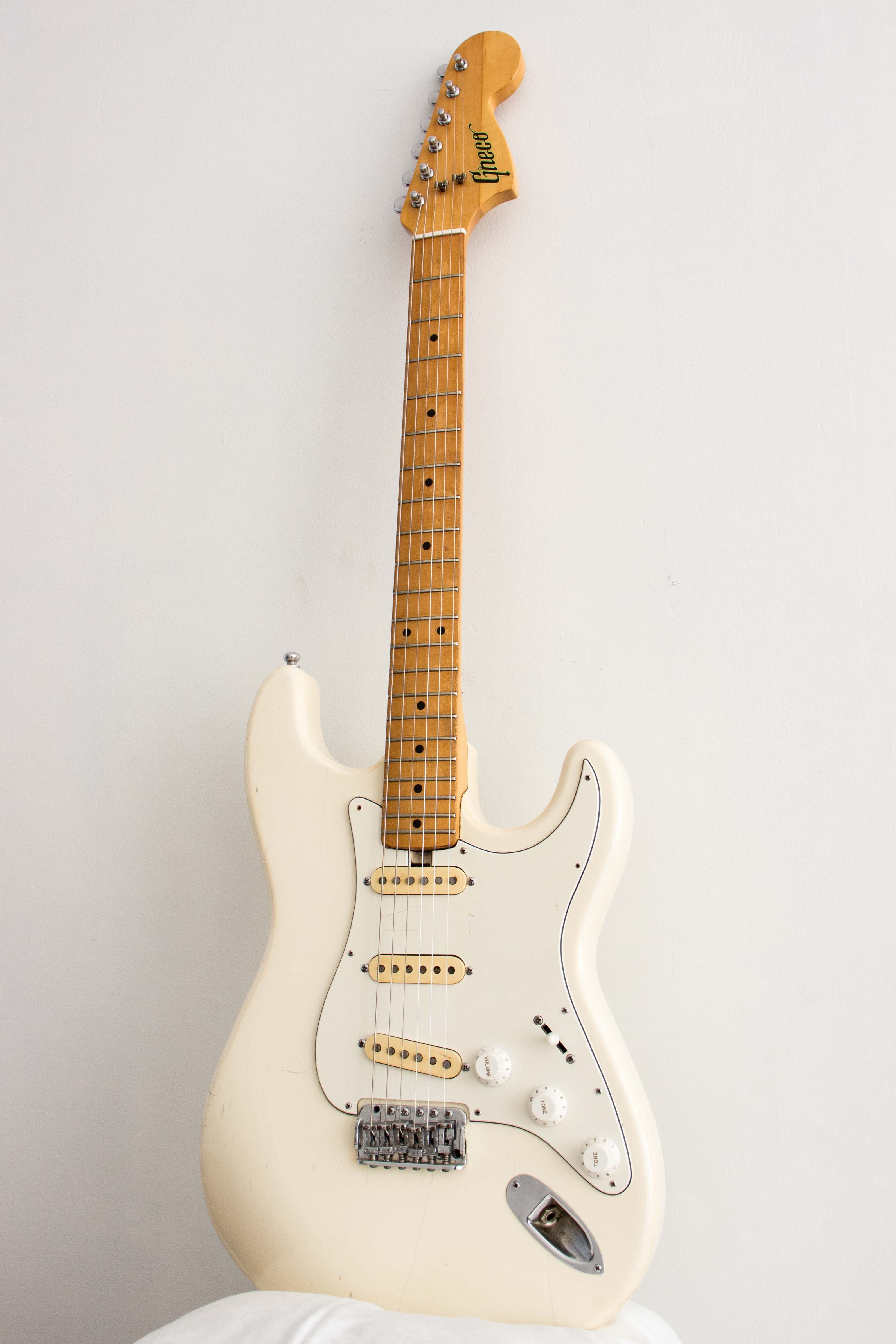 Greco ST500 Strat Style White 1974 – Topshelf Instruments