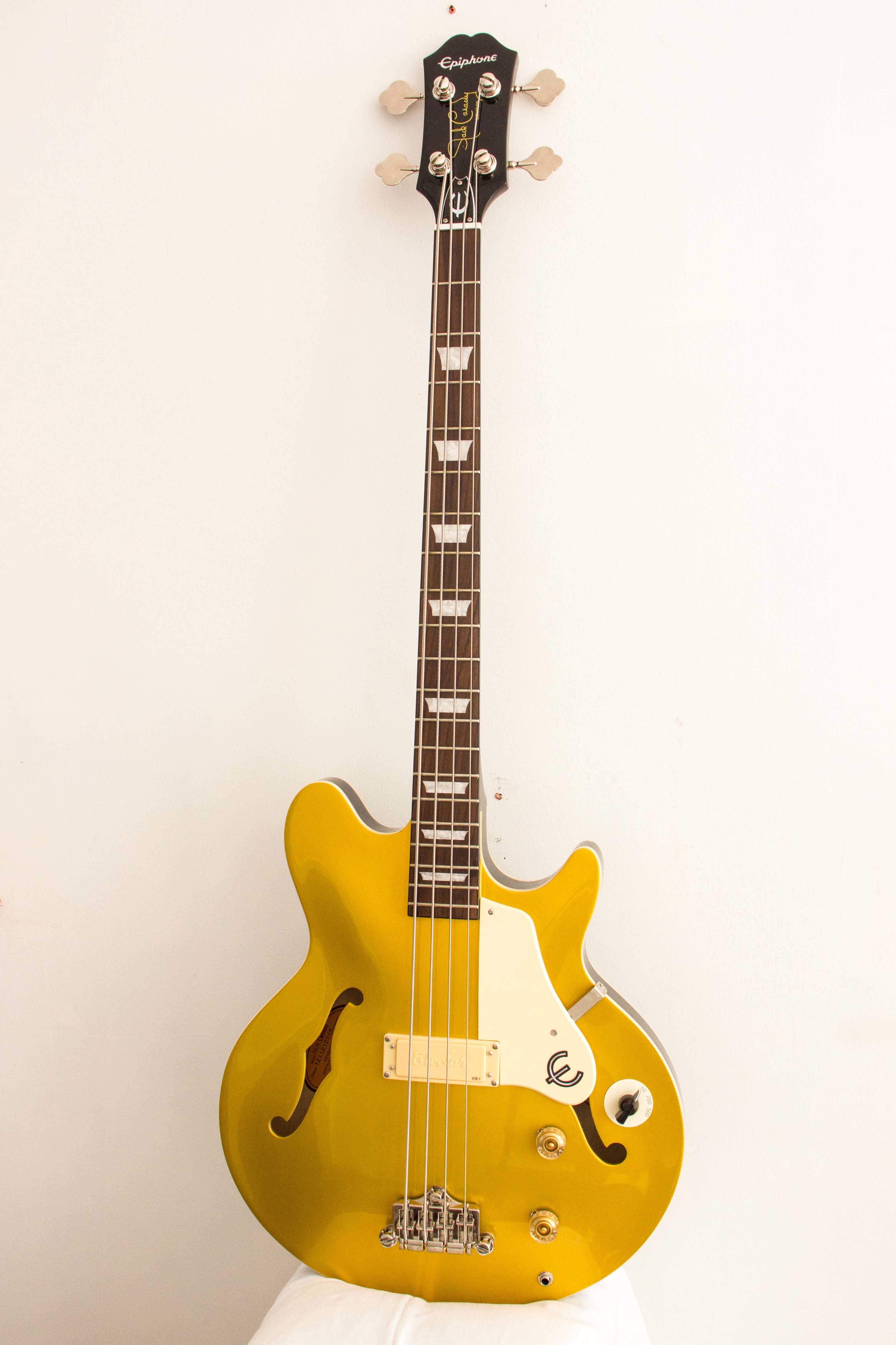 Epiphone Jack Cassidy Signature Bass Goldtop Korea 2012 – Topshelf ...