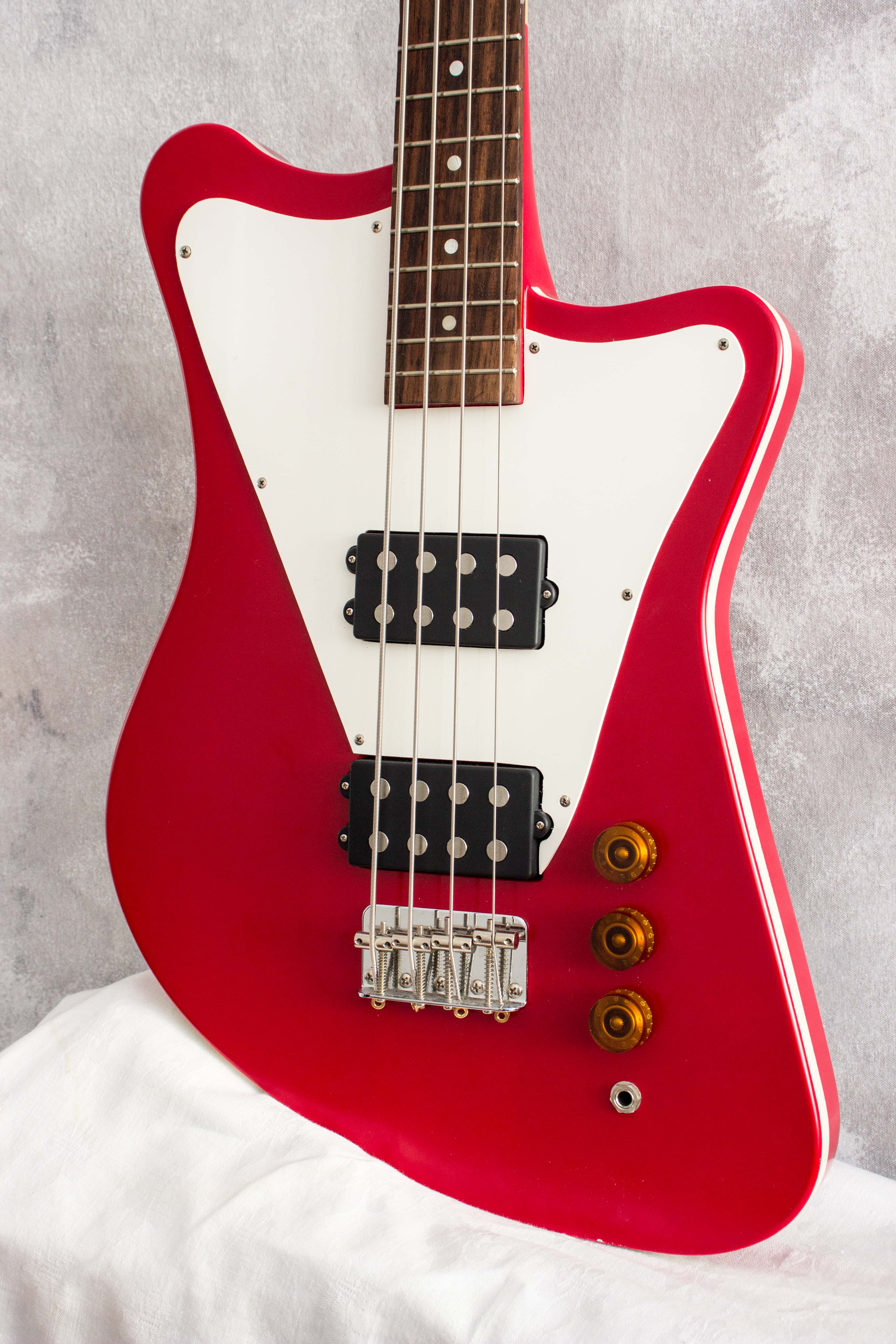 Mystery Non-Reverse Firebird Style Bass Dakota Red 2016 – Topshelf ...