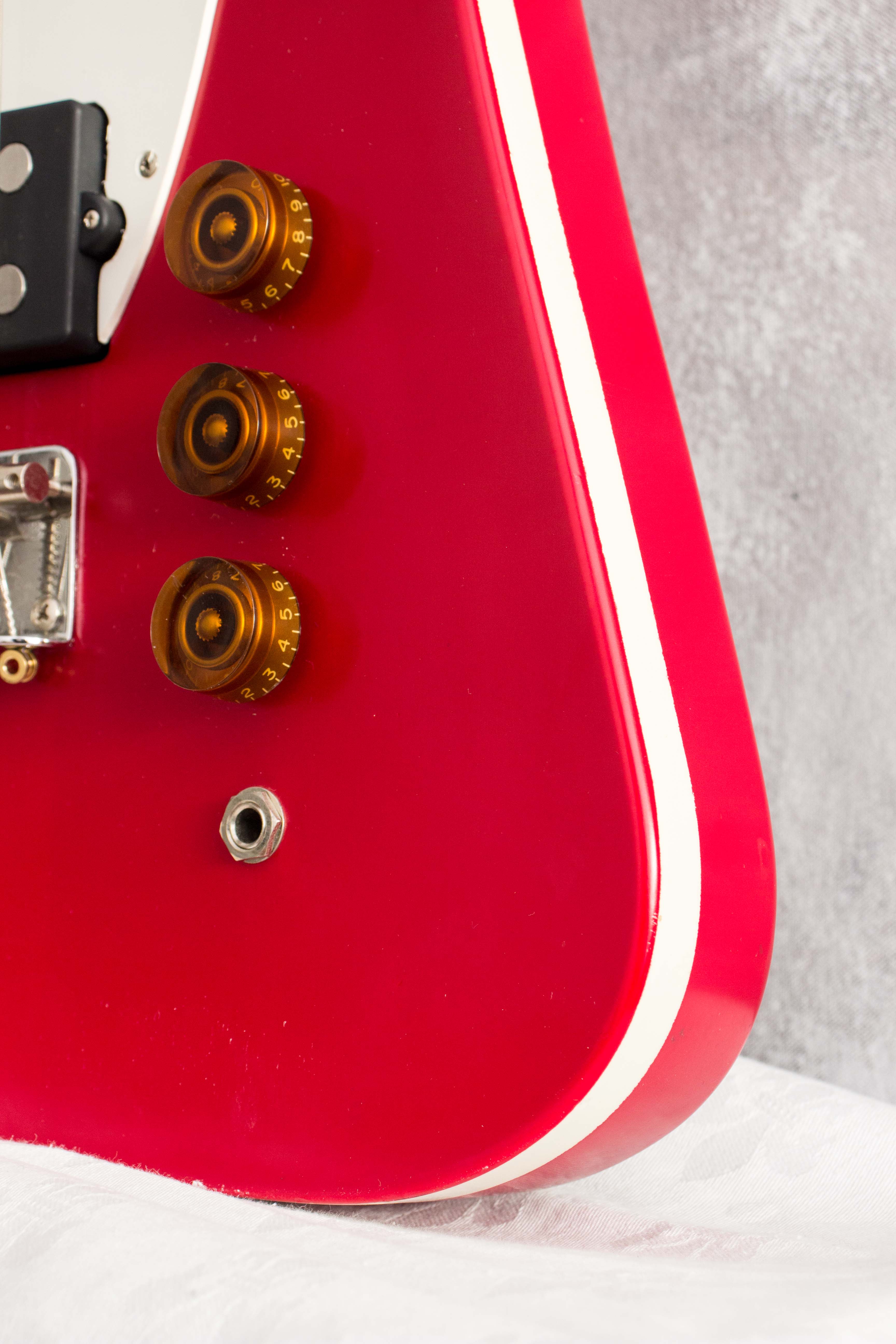 Mystery Non-Reverse Firebird Style Bass Dakota Red 2016 – Topshelf ...