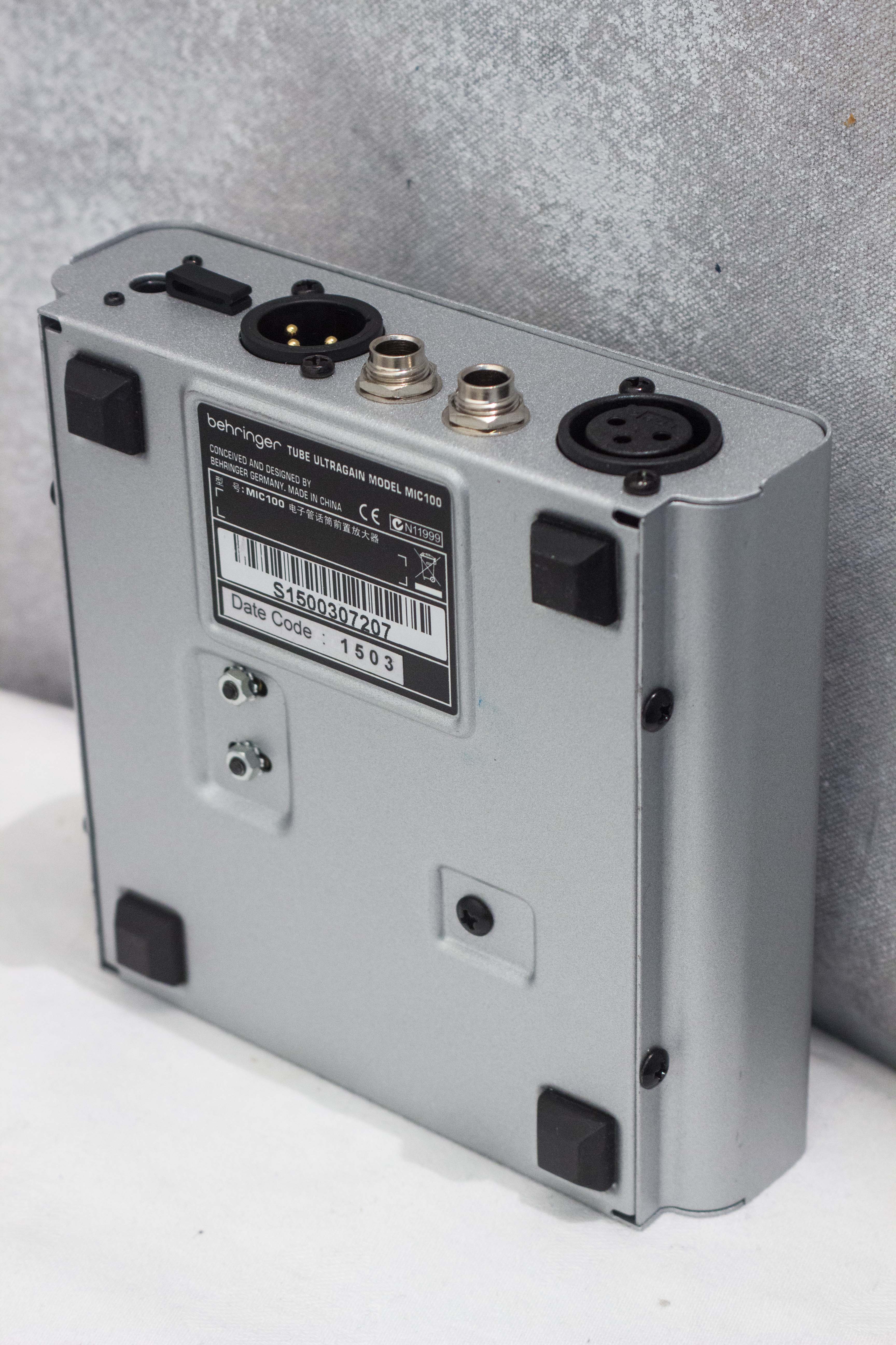 Behringer Tube Ultragain Mic100 Mic Preamp – Topshelf Instruments