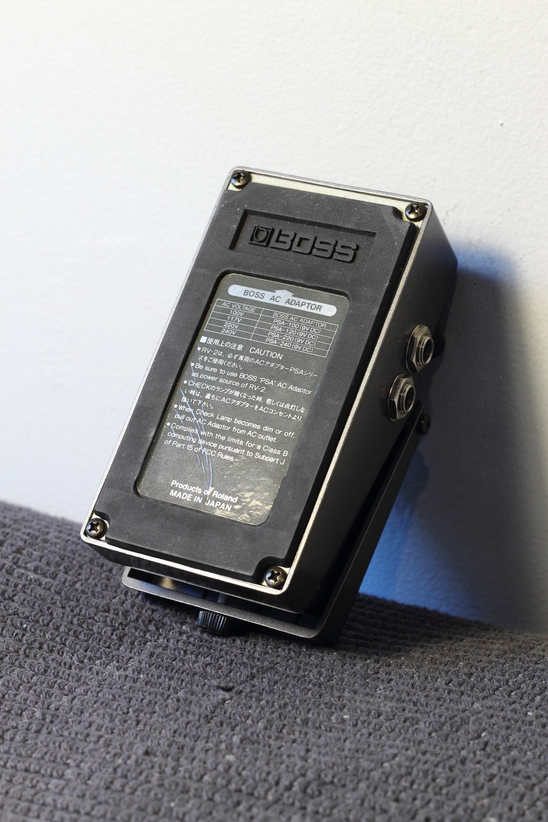 Boss RV-2 Digital Reverb Pedal MIJ 1987 – Topshelf Instruments